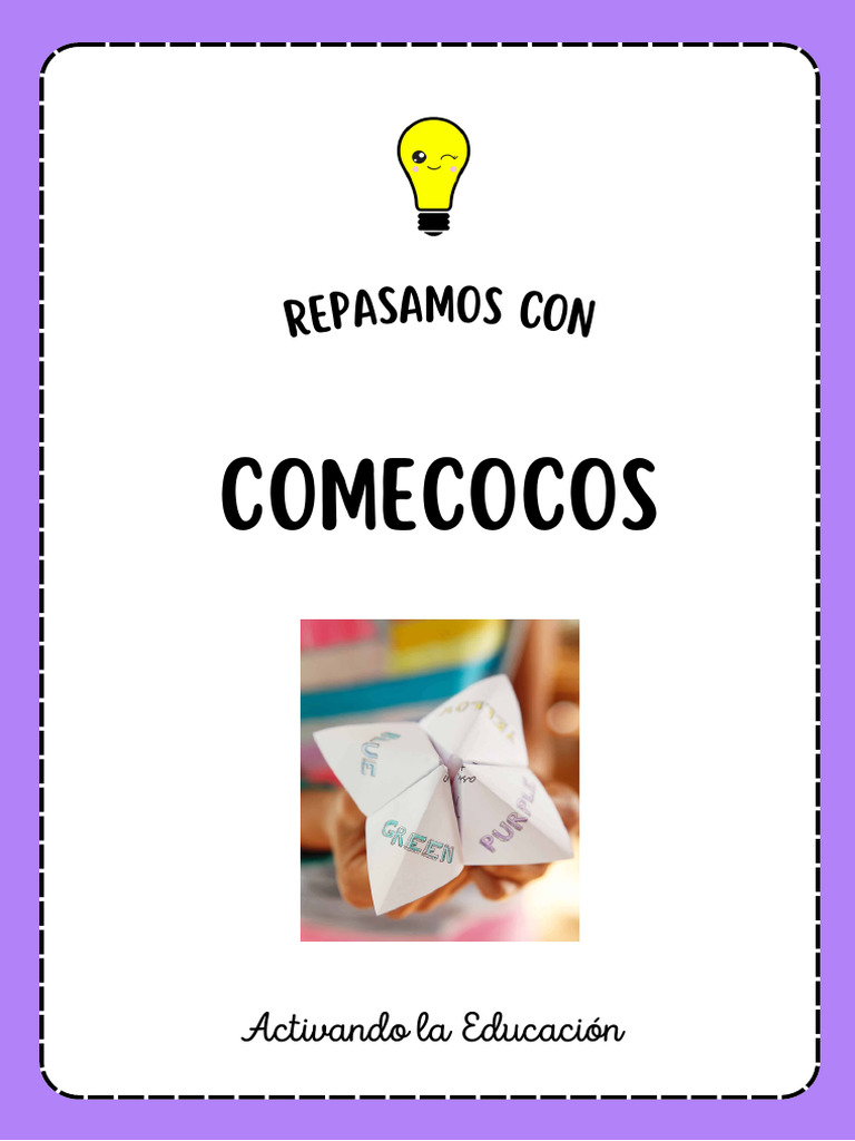 Comecocos Repaso Activandolaedu | PDF