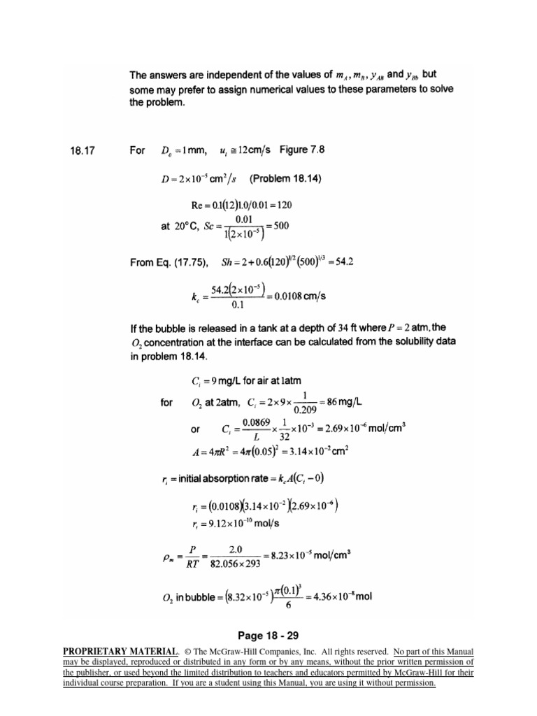 (Solutions Manual) Unit Operations of Chemical Engineering - McCabe - Smith - Harriott - Part72 ...
