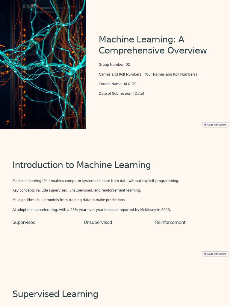 Machine Learning A Comprehensive Overview | PDF | Machine Learning ...