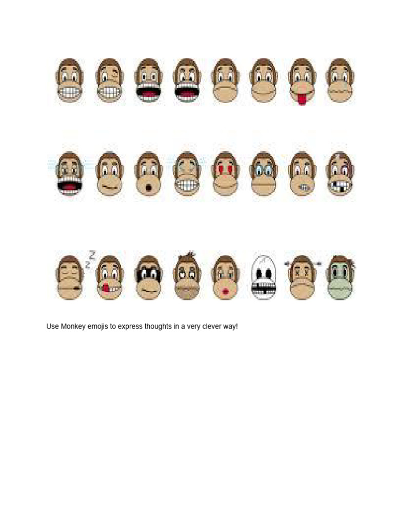 Monkey Emojis | PDF
