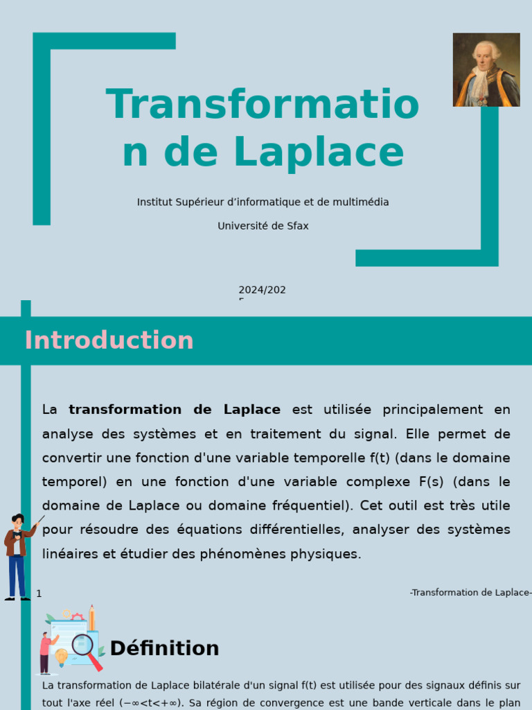 Transformation de Laplace | PDF | Transformation de Laplace ...