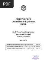LL.B. (3-YDC Revised Syllabus) | PDF | Trials | Common Law