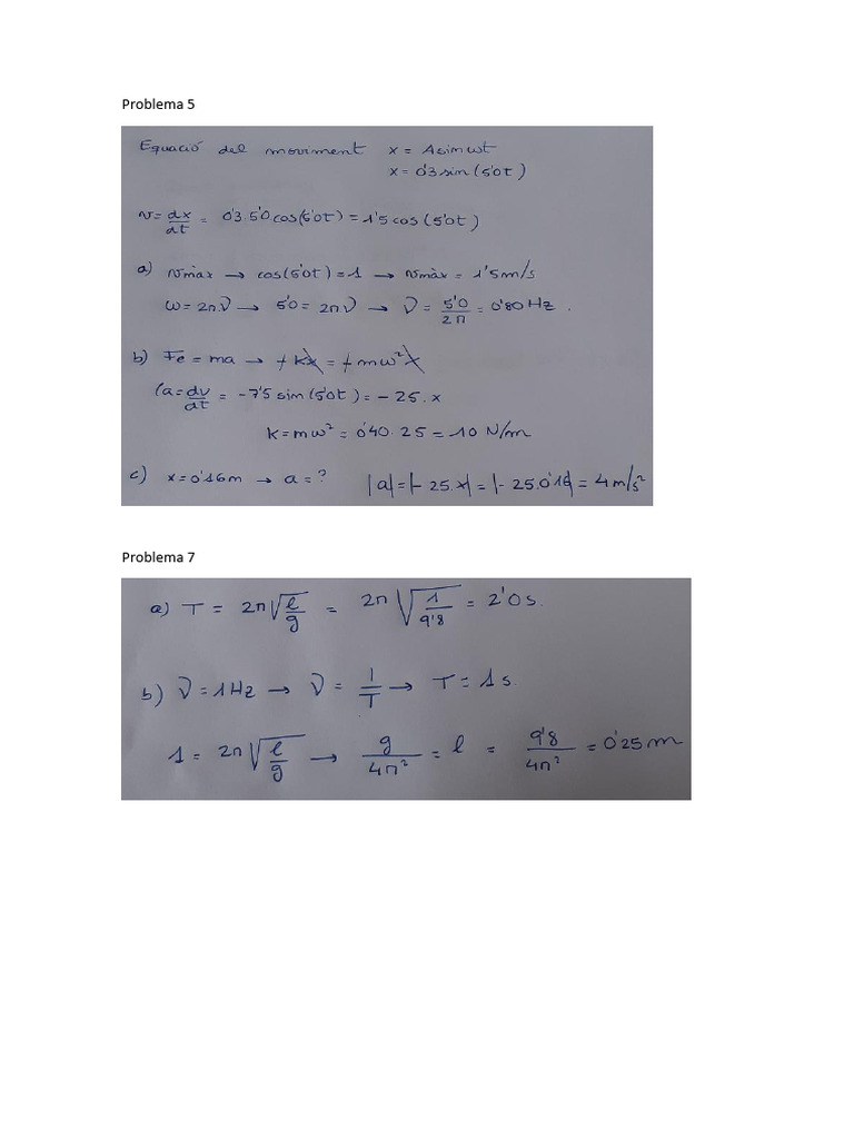 1.problemes 5 Al 40 | PDF