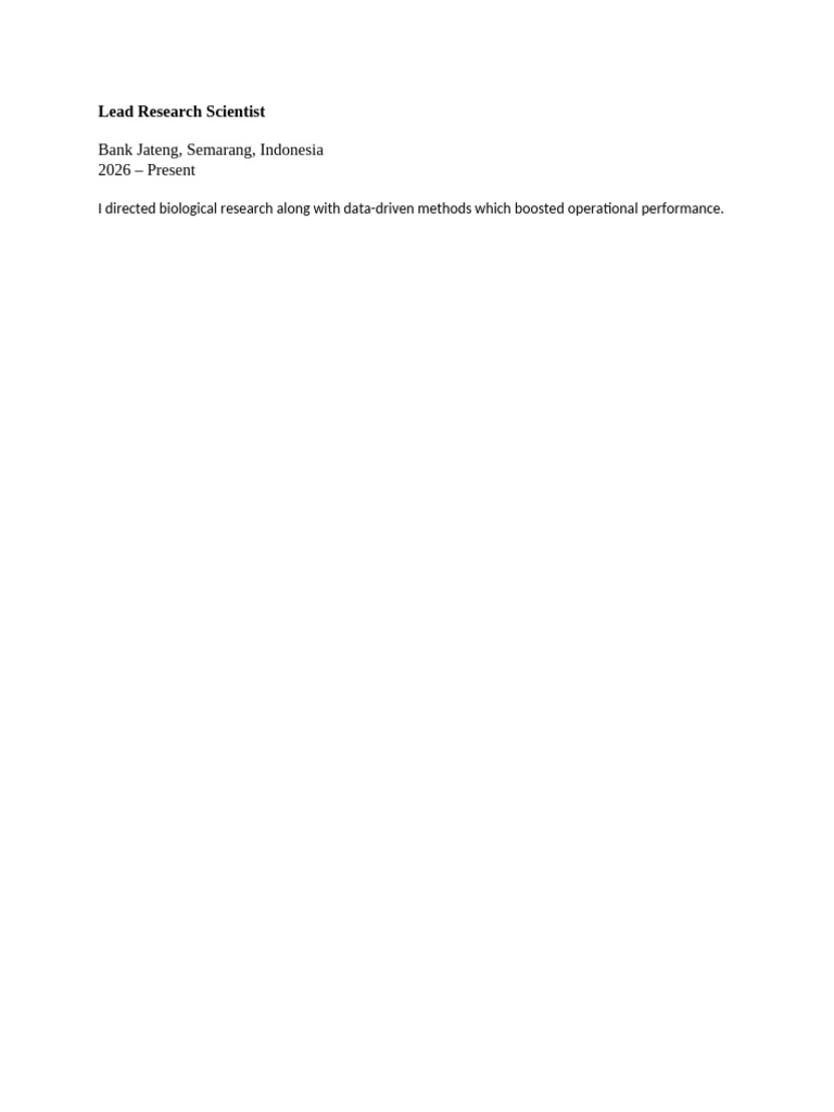 Lead Research Scientist | PDF