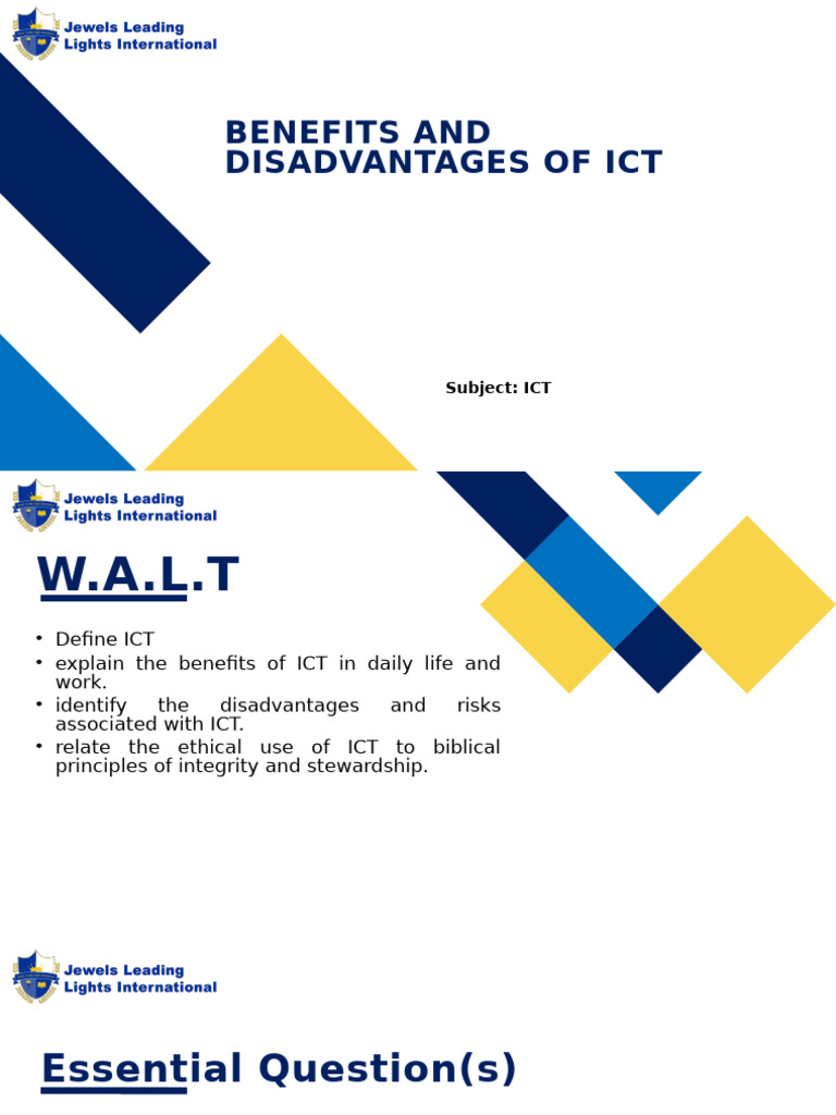 ICT in Online Marketing: Pros and Cons | PDF | Information And ...