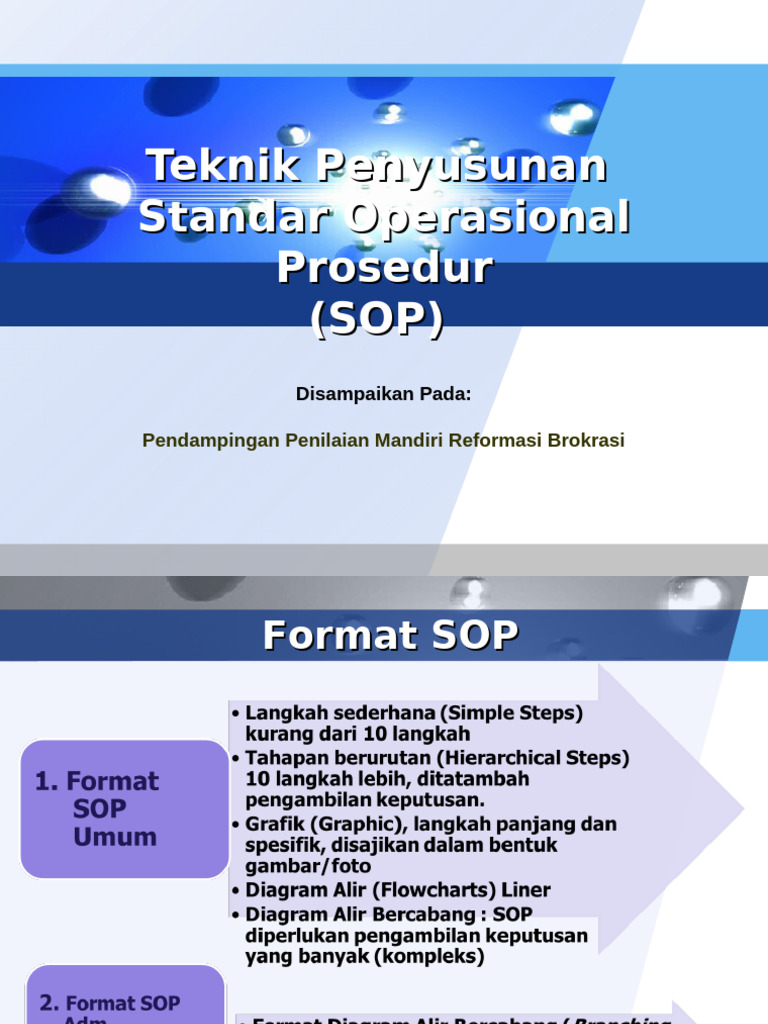 Materi-2 Teknik Penyusunan SOP | PDF