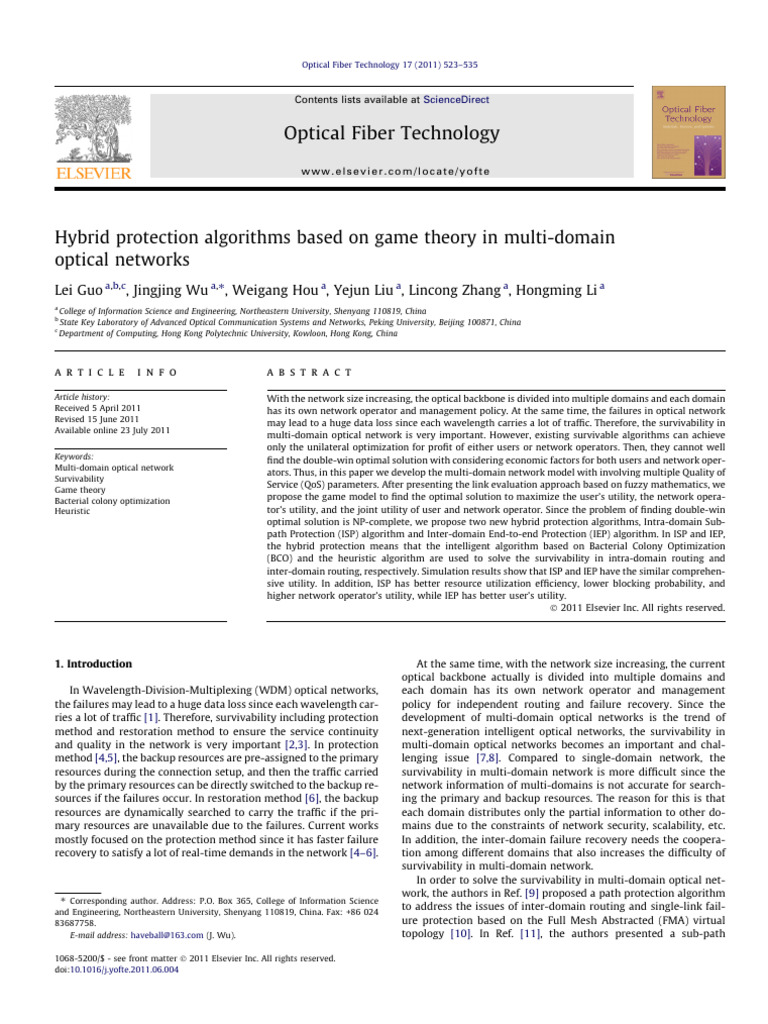 guo2011 | PDF | Network Topology | Routing