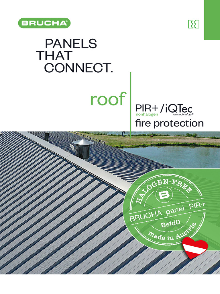BRUCHA - Roof Sandwich Panels Data Sheet | PDF | Roof | Building Insulation