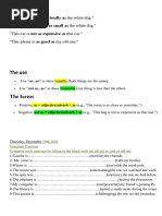 As...As Comparative Exercises | PDF