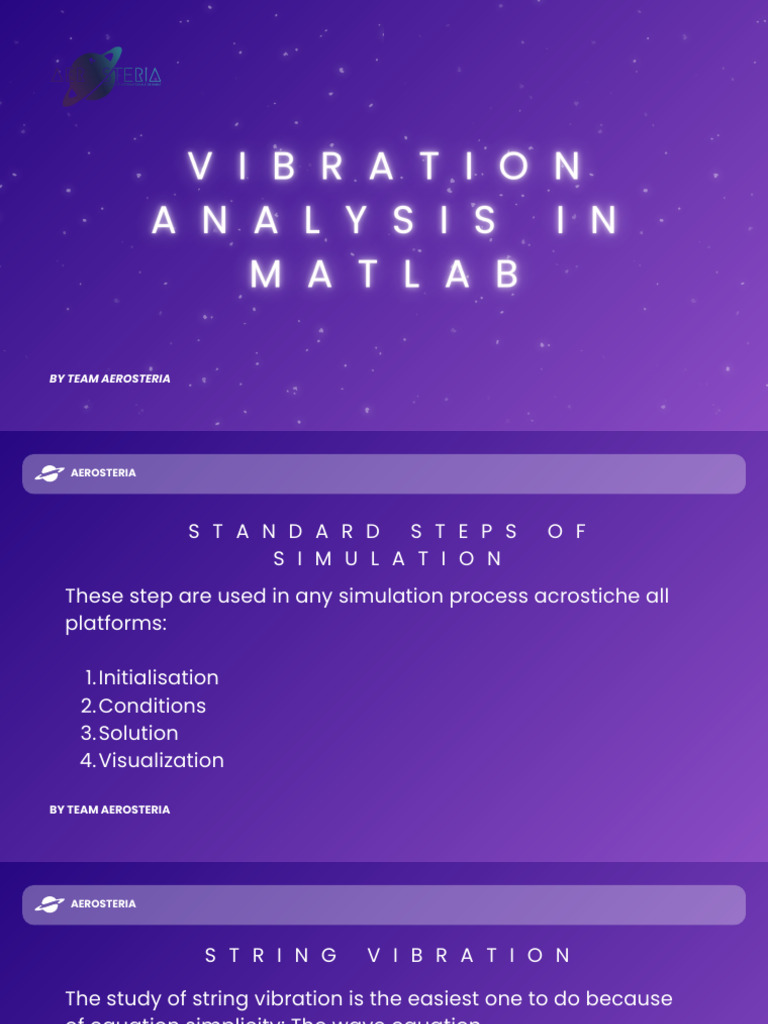 Vibration Analysis in MATLAB | PDF