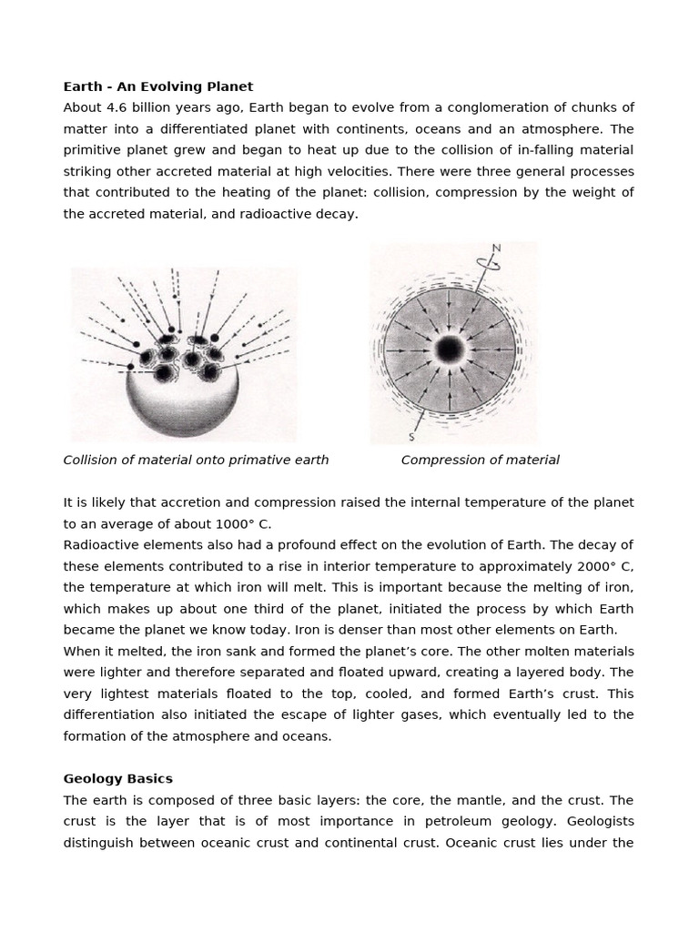 Earth and Evolving Planet | PDF | Rock (Geology) | Sedimentary Rock