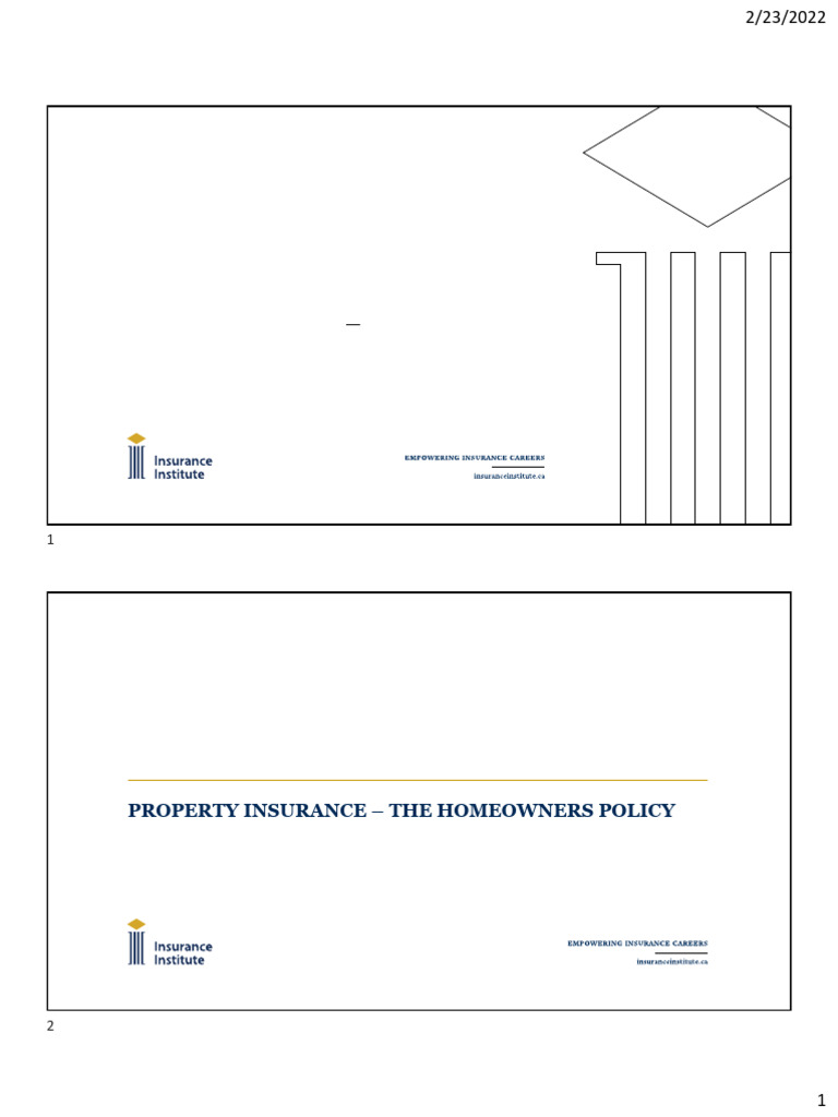 IIC Licensing C82 2020 S4 PowerPoint FINAL Revised PSWRD-merged | PDF | Home Insurance ...
