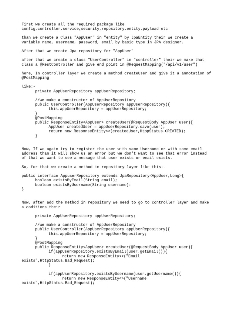 Theory of Springsecurity (1) | PDF | Password | User (Computing)