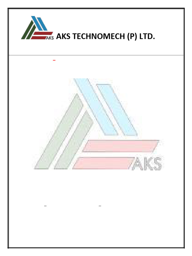 Aks Technomech Company JD 4 | PDF | Business
