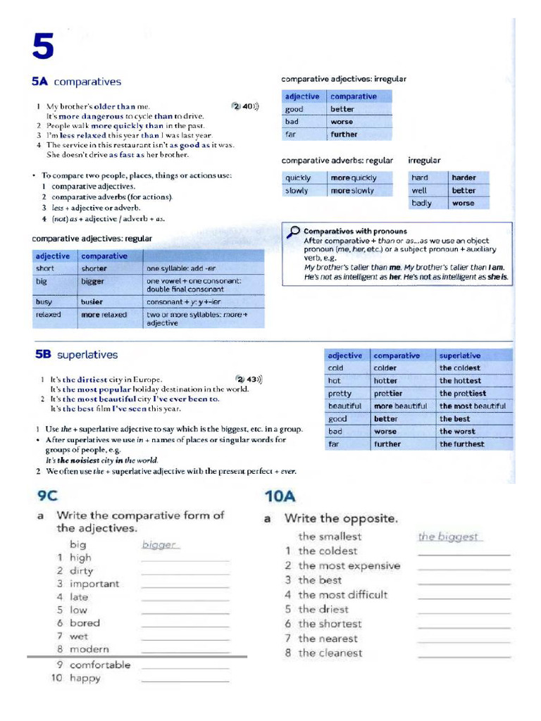 Comp - Superl Exi | PDF