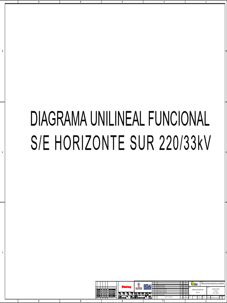 CEHOR-20009-S39-5-e2-PL-003 - 1 - SE SUR 220-33kV HITACHI | PDF | Energía eólica | Electricidad ...