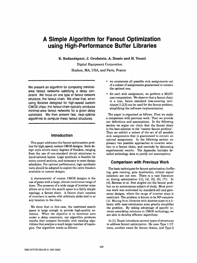 Asimplealgorithmforfanoutoptimizationusinghigh Performancebufferlibraries Pdf