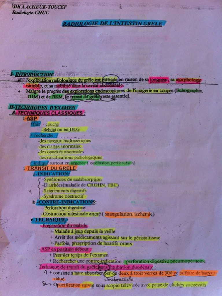 Radiologie3an-Intestin Grele | PDF