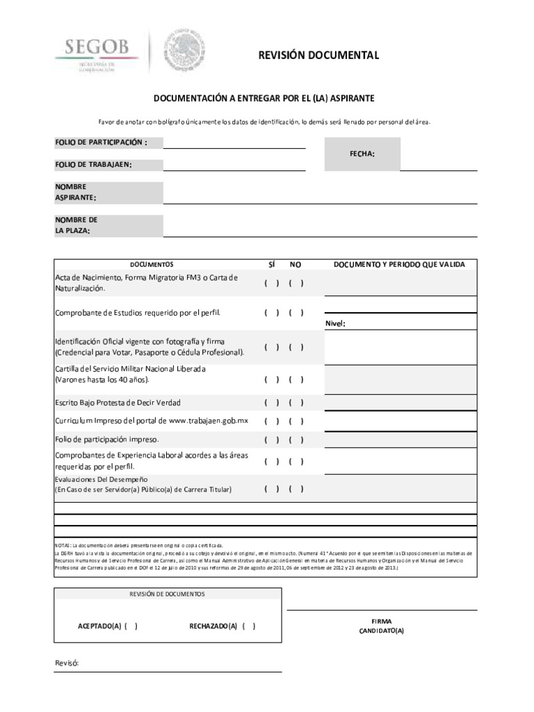 Revision Documental | PDF