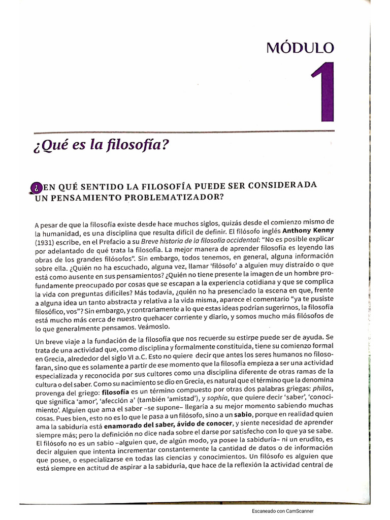 Que Es La Filosofia | PDF