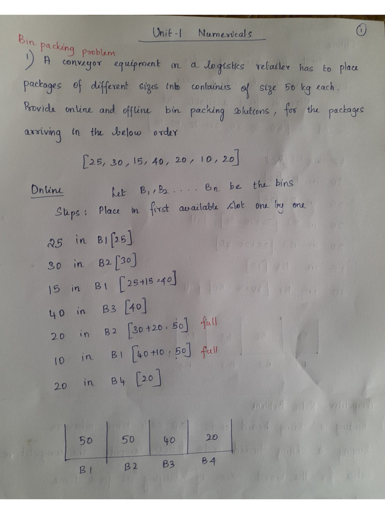 Unit 1 Numericals | PDF
