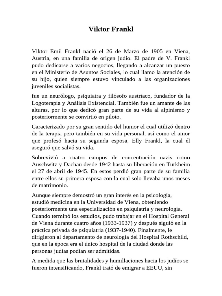 Viktor Frankl | PDF
