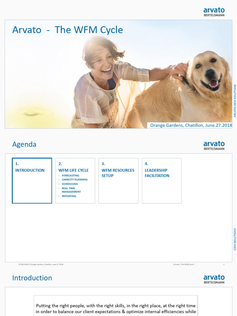 Arvato - The WFM Cycle - v4 | PDF | Customer Relationship Management ...