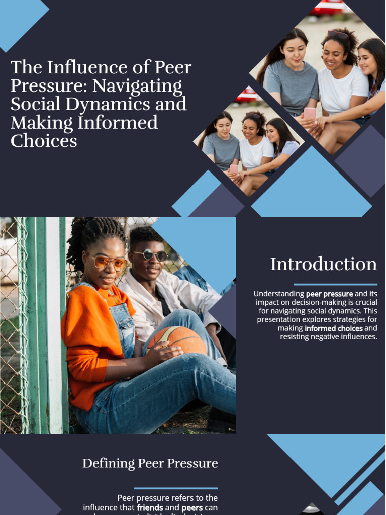 Navigating Peer Pressure Effectively | PDF | Psychological Resilience ...