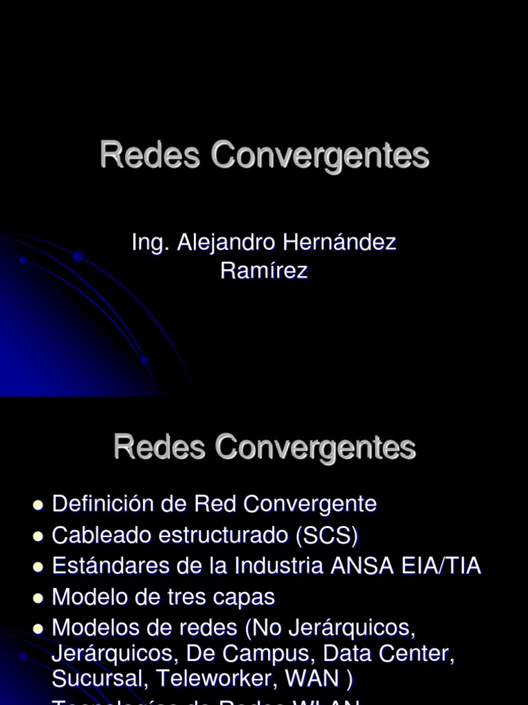 Redes Convergentes | PDF