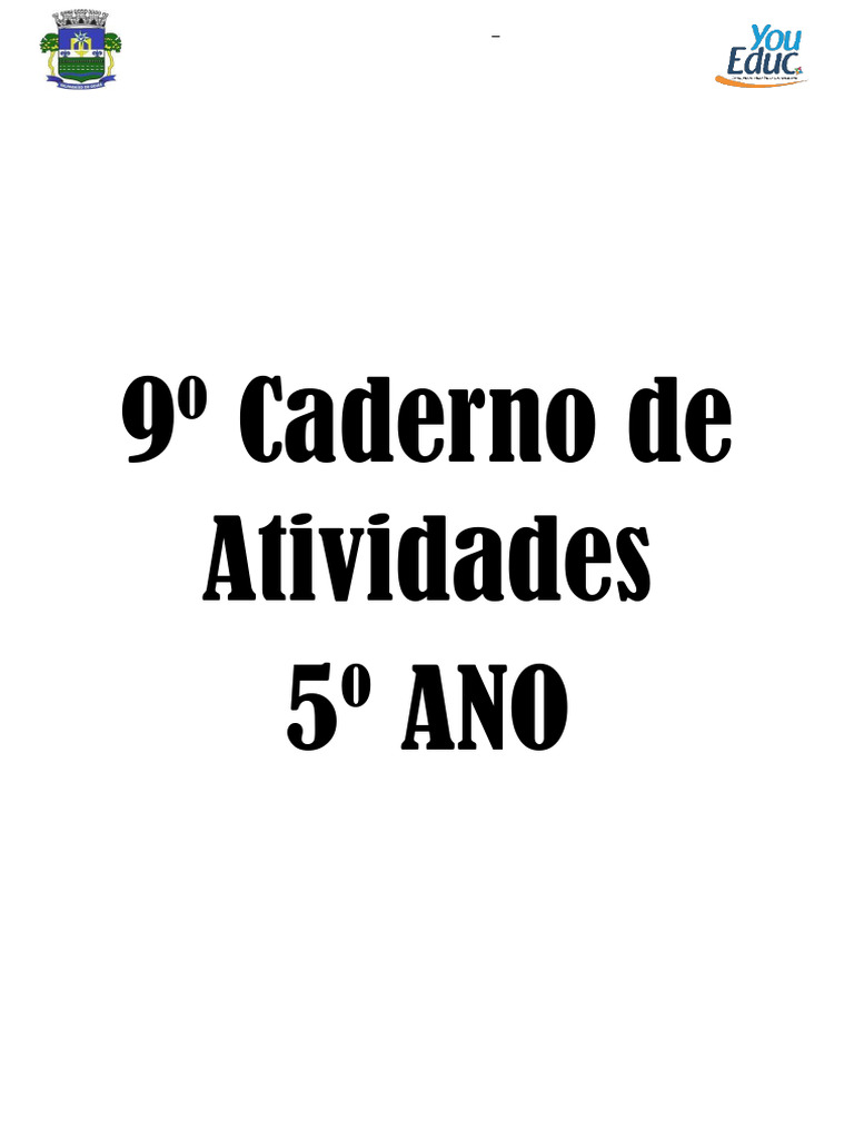 Atividades de Ensino – 5º Ano | PDF