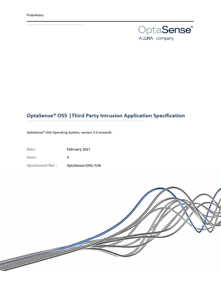 6-Third Party Intrusion - System Specification - Issue 4 | PDF | Fiber ...