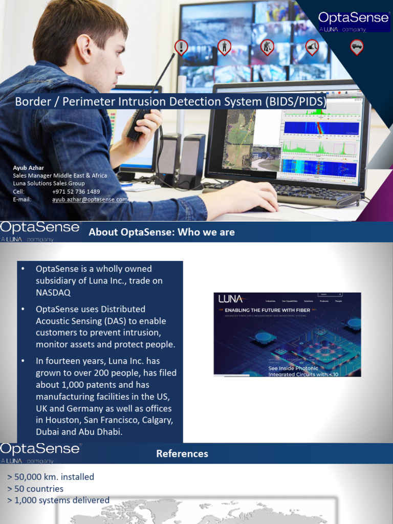 OptaSense - Border-Perimeter Intrusion Detection System BIDS-PIDS ...