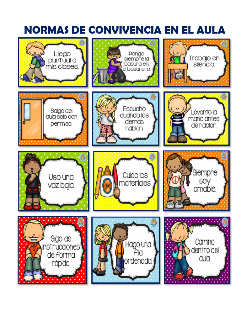 Normas de Convivencia en El Aula | PDF