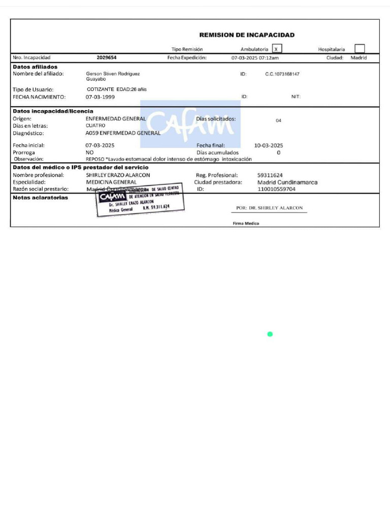 Gerson Stiven Rodriguez | PDF