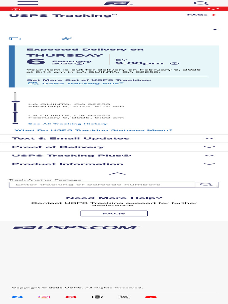 USPS Package Tracking Information | PDF | United States Postal Service ...