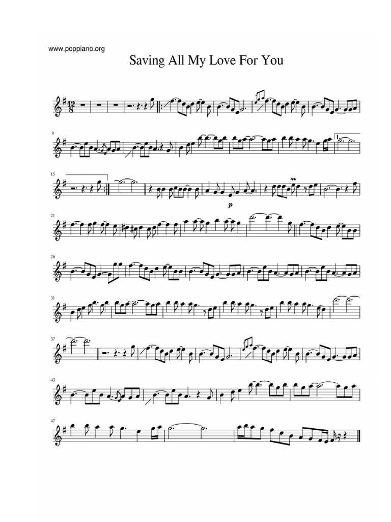 Saving All My Love | PDF