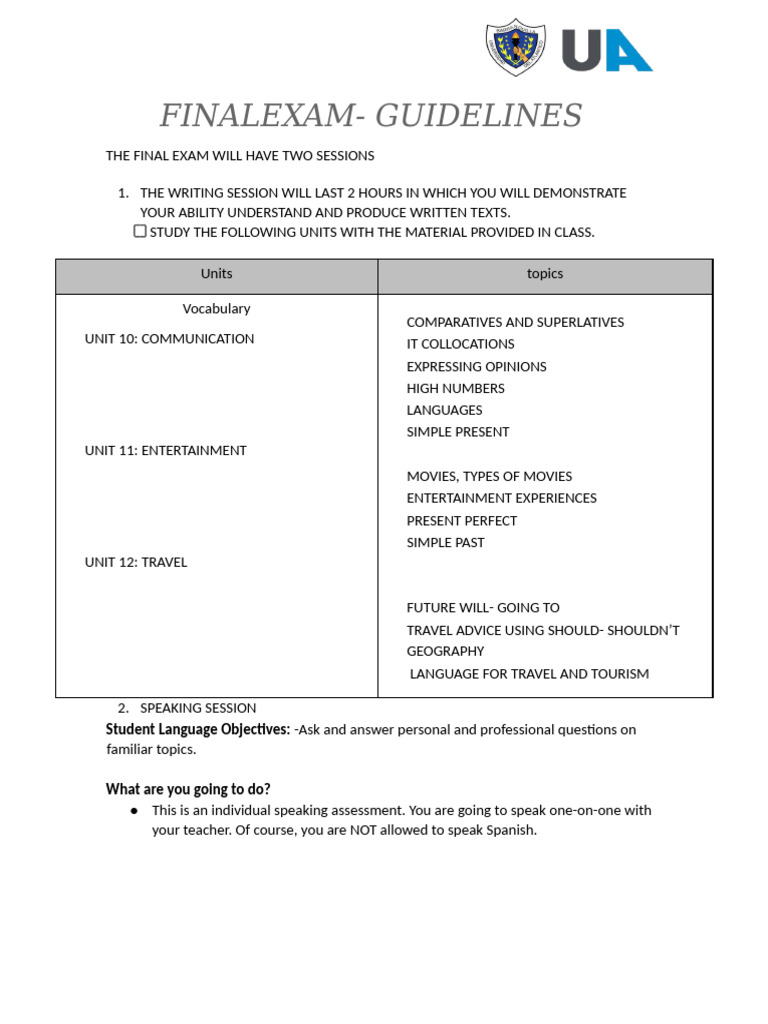 (24-1) Final Exam - Job Interview English Iv | PDF | Job Interview ...