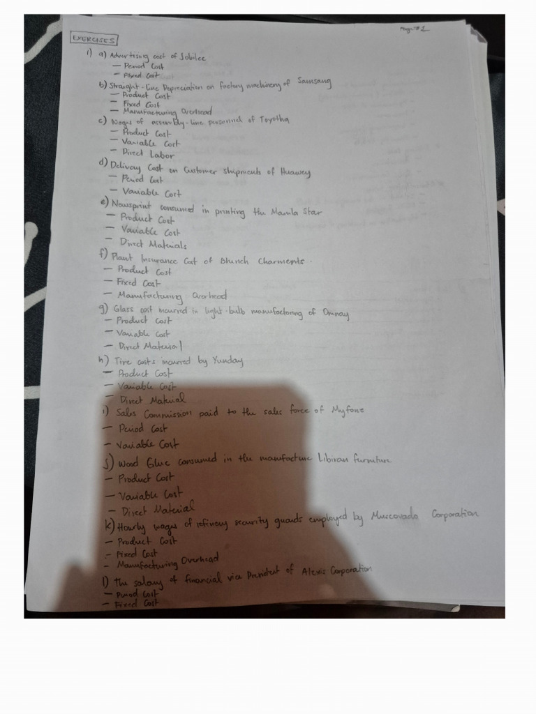 Mas Exercise | PDF