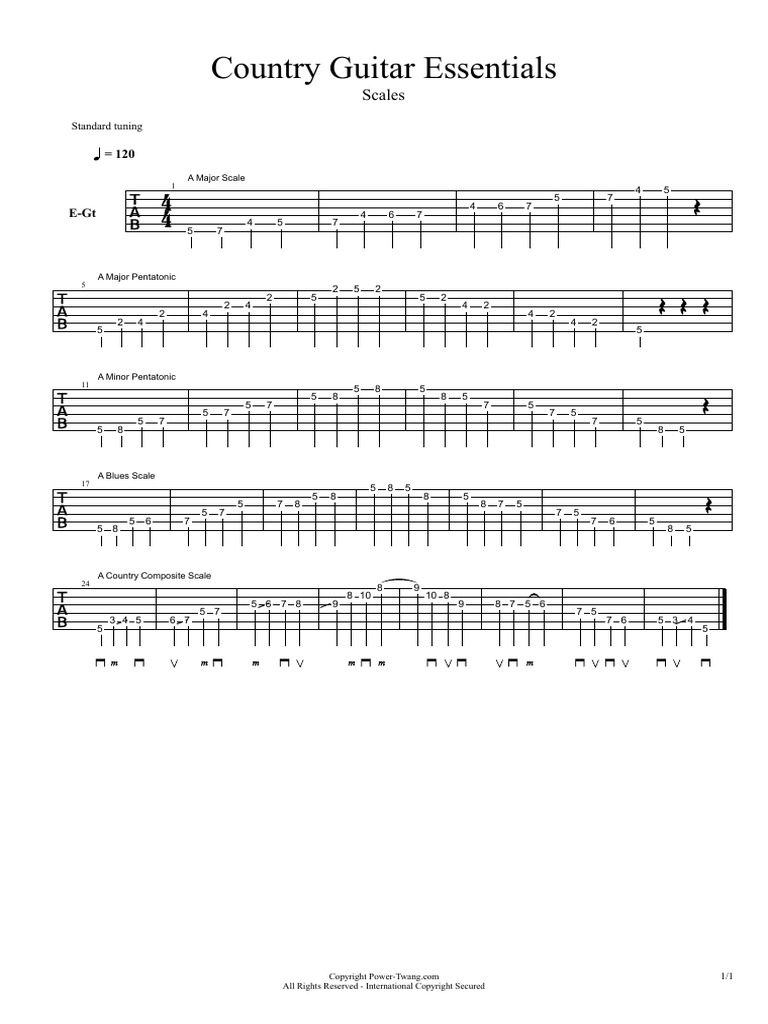Scales | PDF | Scale (Music) | Musical Compositions