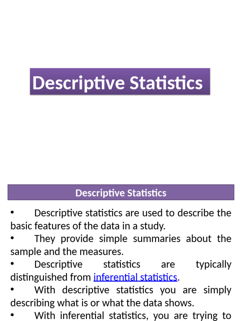 Understanding Descriptive Statistics | PDF | Descriptive Statistics | Mean