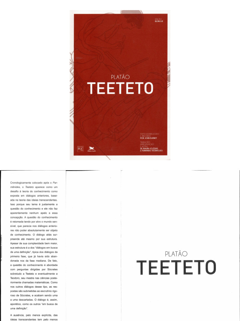 Platão - Teeteto | PDF