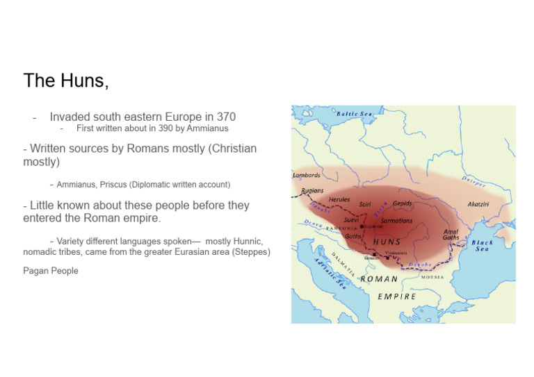 Huns: Origins and Roman Accounts | PDF
