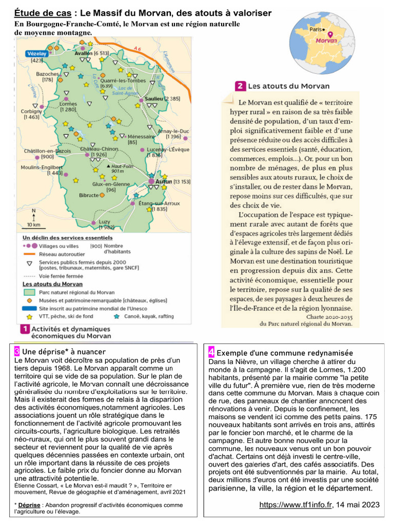 Etude de Cas Morvan 3e | PDF