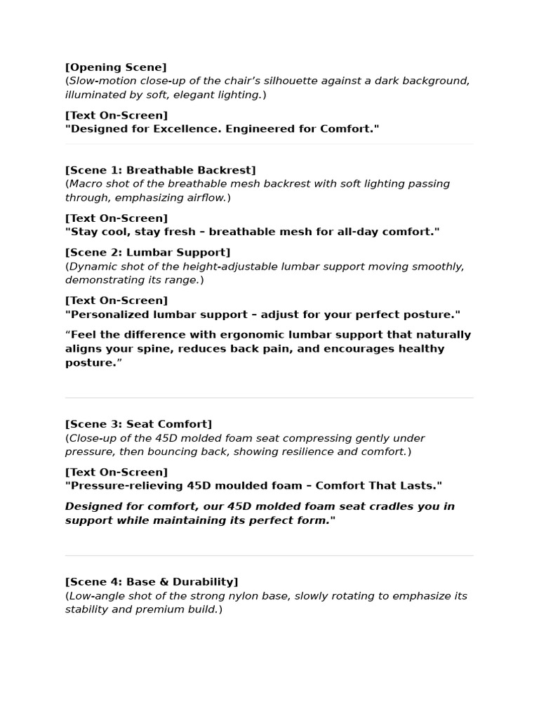 Regalia Video Script | PDF