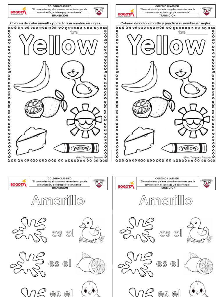 Guía Amarillo Inglés - Español | PDF