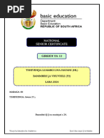Grade 11 Setswana HL Poa 2025 | PDF