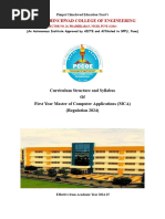 MCA NEP Curriculum 2025 Ver 4 | PDF | Curriculum | Computing