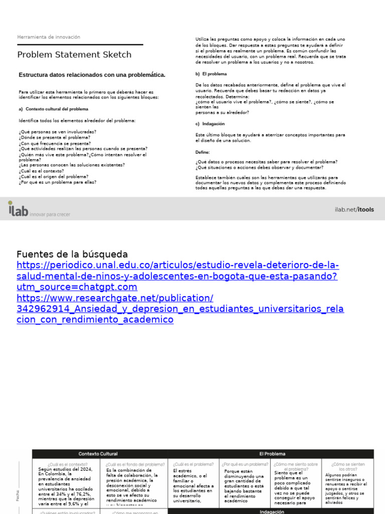Problem Statement Sketch | PDF | Las emociones | Conceptos psicologicos