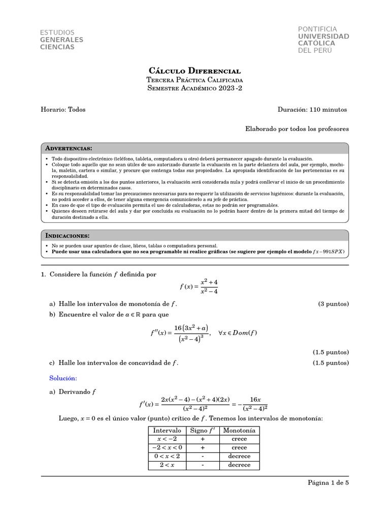 PC3 2023 2 Solucion | PDF | Informática
