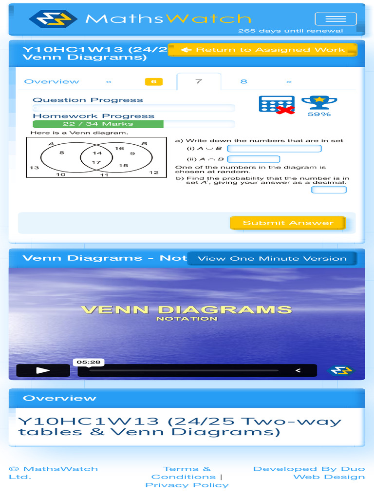 MathsWatch 8 | PDF